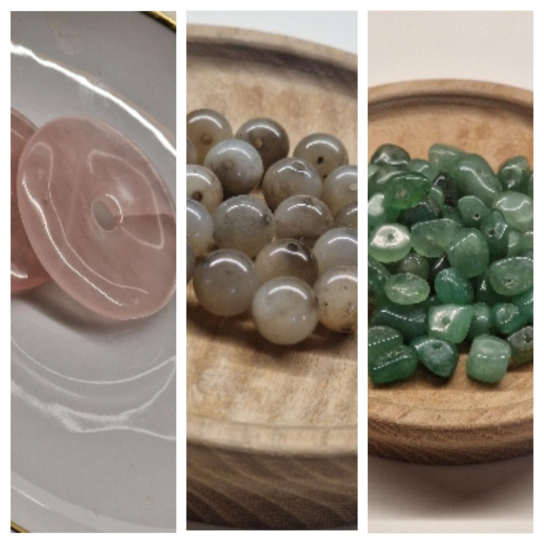 Kralen van (half) edelstenen - Annemie Koenen Webshop